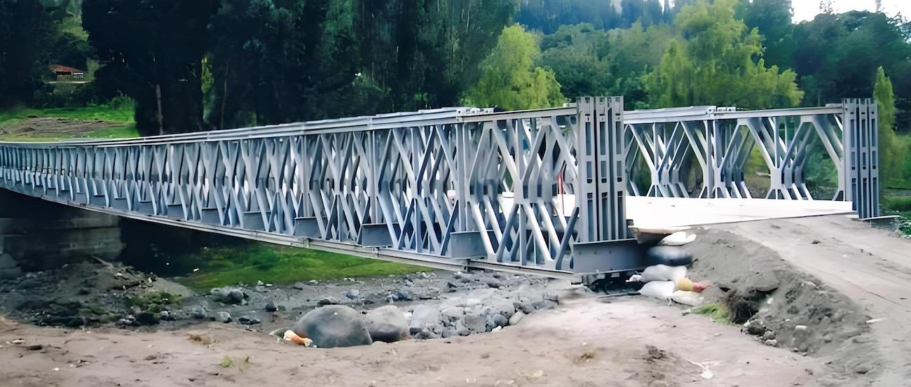 What materials are commonly used in Bailey bridge construction?, China ...