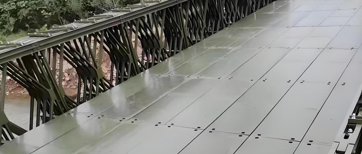 What materials are commonly used in emergency bridge construction ...